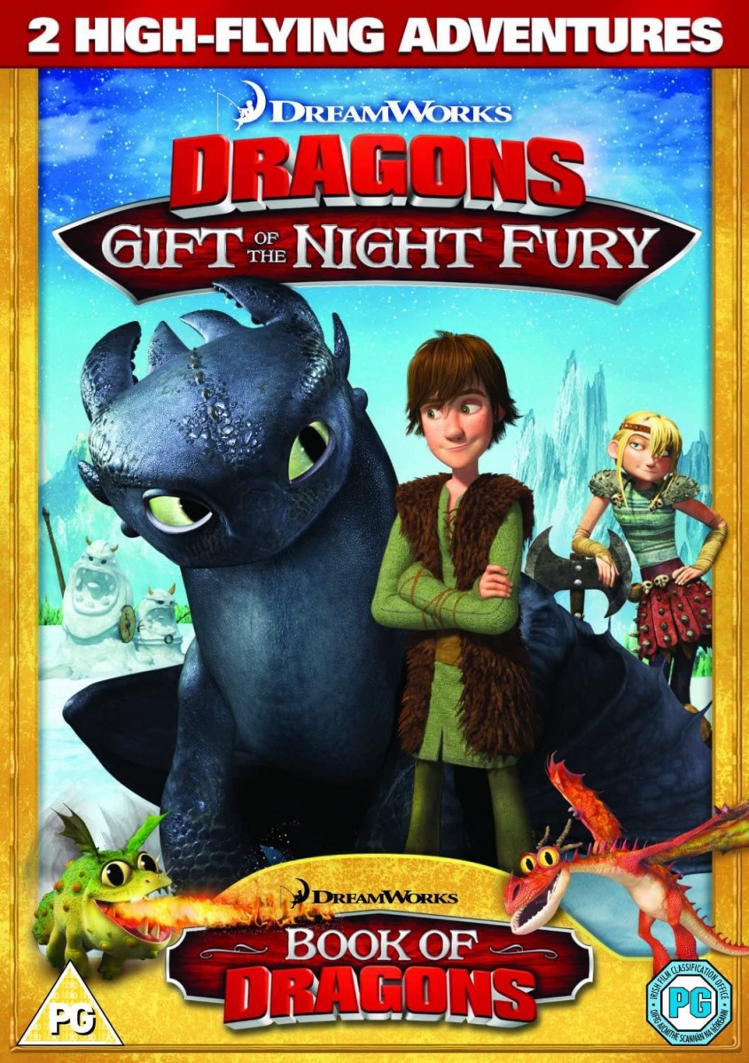 Dreamworks Dragons - Gift Of The Night Fury / Book Of Dragons [DVD ...