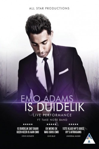 Emo Adams - Is Duidelik [DVD] | Echo's Record Bar Online Store