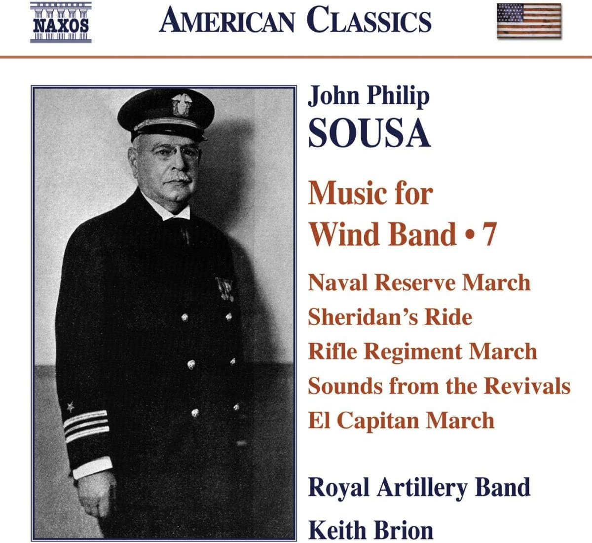 Sousa: Music For Wind Band Vol 7 - Royal Artillery Band/Brion [CD ...