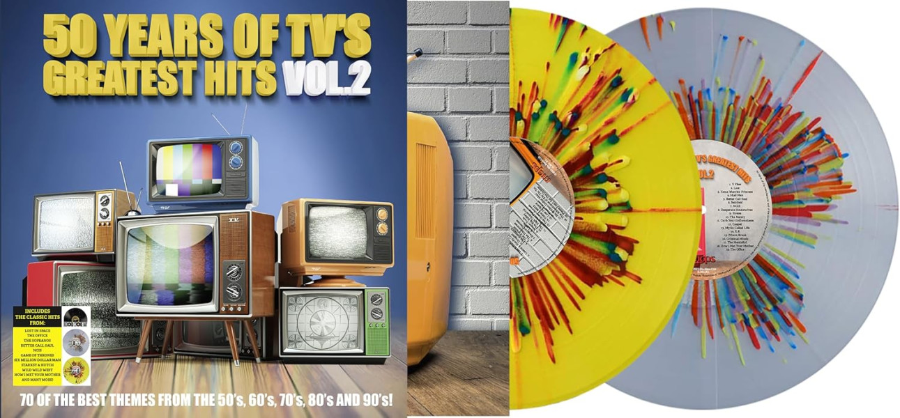50 Years Of Tvs Greatest Hits 2 (Clear/Yellow/Red/Green Splatter Vinyl ...