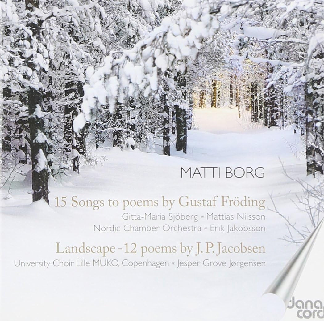 Gustaf Froding / J.p. Jacobsen - 15 Songs To Poems - Landscape 12 Poems ...
