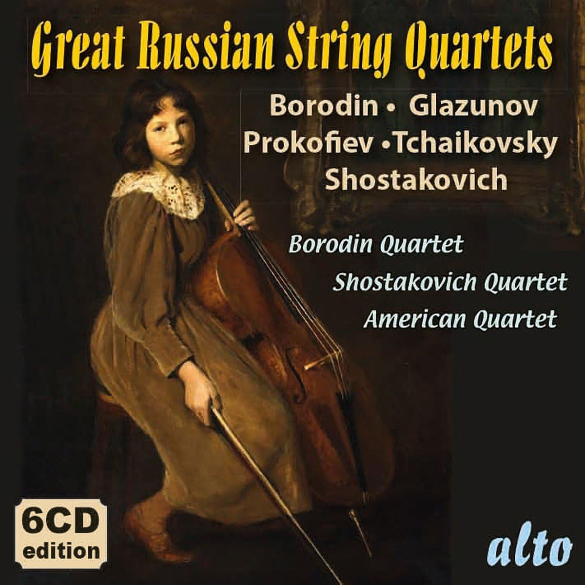 Borodin Qt / Shostakovich Qt / American Sq - Great Russian String Quartets (Borodin. Glazunov ...