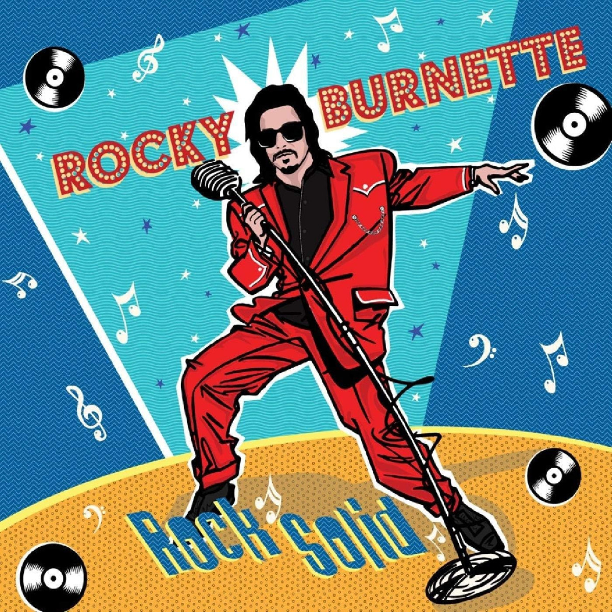 Rocky Burnette - Rock Solid [CD] | Echo's Record Bar Online Store